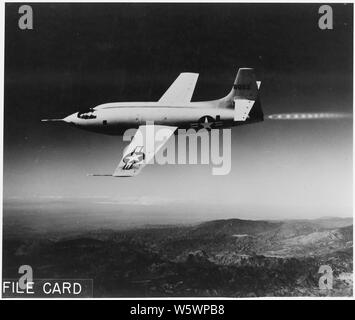 Photograph of the XS-1; Scope and content: Photograph of the X-1, the ...