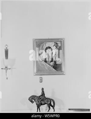 A photograph of the portrait of Jose de San Martin, a South American ...