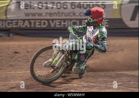 Charles Wright in action during the Sports Insure British Speedway ...
