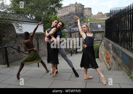 (left to right) Ciara Robinson, Araminta Wraith, Nicholas Shoesmith and ...