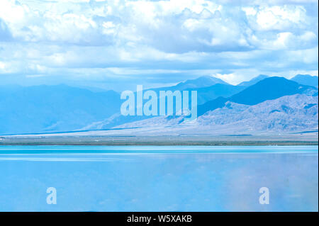Landscape of the Xiao Qaidam Salt Lake in Haixi Mongol and Tibetan ...