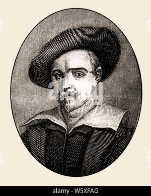 The italian painter GUIDO RENI ( Bologna 1575 - 1642 ) . Engraved ...