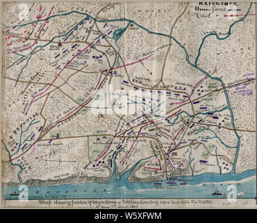 Civil War Maps 1051 Map showing position of Union Army at Pittsburg ...