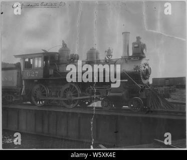 Rock Island (?) steam locomotive # 627 Stock Photo - Alamy