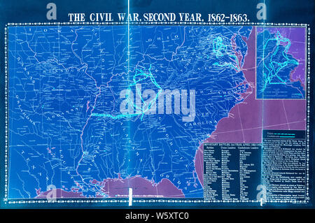 McConnell's Historical maps of the United States Stock Photo - Alamy