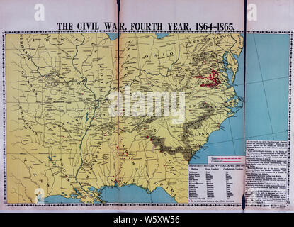 McConnell's Historical maps of the United States Stock Photo - Alamy