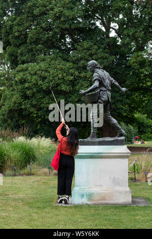 The Sower Statue, Kew Royal Botanic Gardens Stock Photo - Alamy