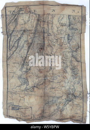 Civil War Maps 1259 Part of northern Georgia Rebuild and Repair Stock ...