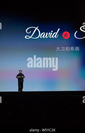 Luo Yonghao, founder and CEO of Smartisan Technology Co., Ltd ...