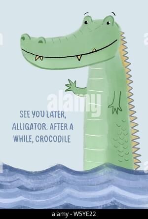 see you later alligator Stock Photo - Alamy