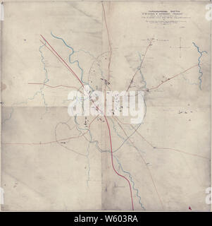 Civil War Maps 1863 Topographical sketch of the New Market Va ...