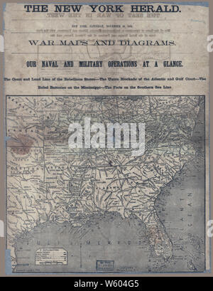 War maps and diagrams , United States, History, Civil War, 1861-1865 ...
