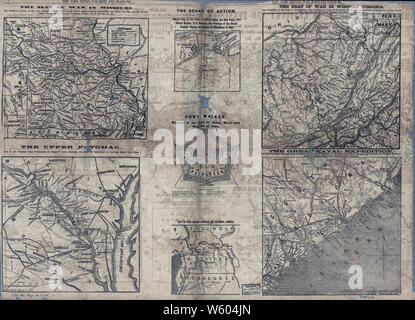 Civil War Maps 1907 War maps and diagrams Inverted Rebuild and Repair ...