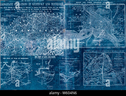 Civil War Maps 1907 War maps and diagrams Rebuild and Repair Stock ...