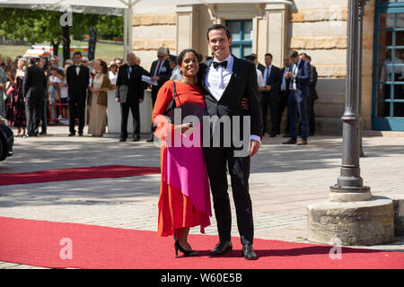 Martin Hagen mit Ehefrau Anisha bei der Eröffnung der Richard-Wagner ...