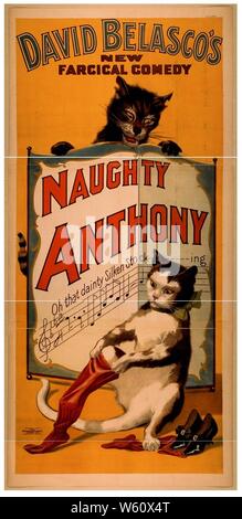 David Belasco's new farcical comedy, Naughty Anthony Stock Photo - Alamy
