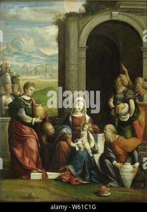 De aanbidding der koningen Stock Photo - Alamy