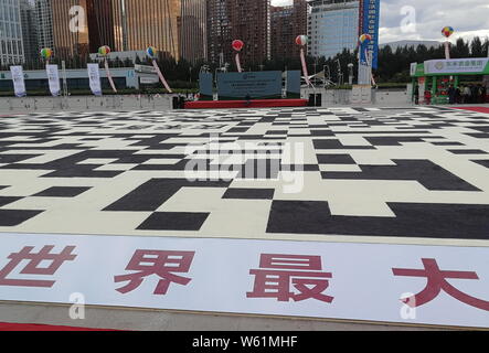 The world's largest QR code, 30 meters on each side, made of five tons ...