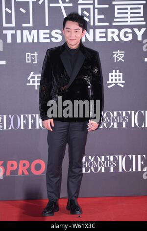 Chinese actor Ryan Zheng Kai, left, and Chinese actor and singer Lu Han ...