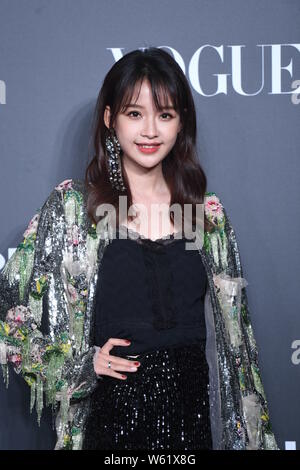 Chinese actress Sun Yi attends an activity in Beijing, China, 13 ...