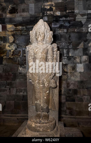 Stone statue four faced of Hindu creator god Brahma Stock Photo - Alamy