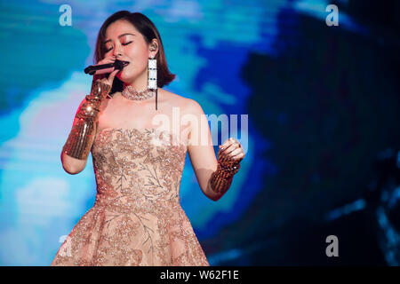 Chinese singer Zhang Liangying, better known as Jane Zhang, performs at ...