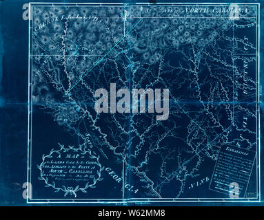 Map of Cherokee in South Carolina Stock Photo - Alamy