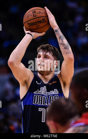 Dallas Mavericks' Luka Doncic plays during an NBA basketball game ...