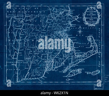 A New and Accurate Map of the Colony of Massachusetts Bay. Original ...