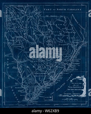 A New and accurate map of the province of South Carolina in North ...