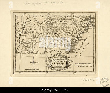 A new map of Carolina , cartographic, Maps, 1695, Lea, Philip, active ...