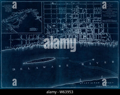 A plan of the city of Philadelphia, the capital of Pennsylvania, from ...