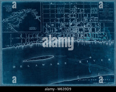 A plan of the city of Philadelphia, the capital of Pennsylvania, from ...