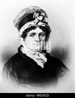 Jean Armour, Mrs Robert Burns, 1765 - 1834. Wife of the poet Robert ...