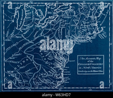 An accurate map of the British colonies in North America bordering on ...