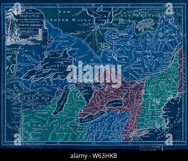 An accurate map of the British colonies in North America bordering on ...