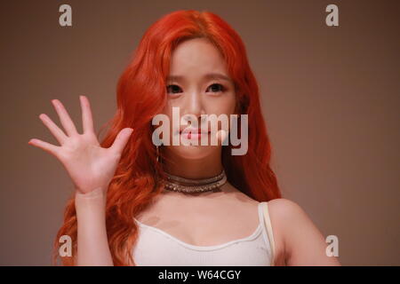 Sori of South Korean duo Cocosori performs during a solo showcase in ...