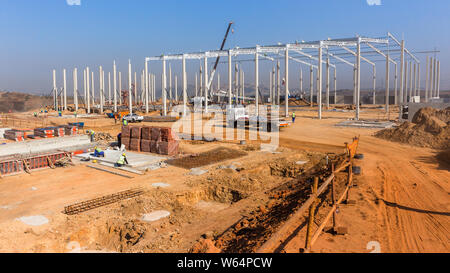concrete beams on construction site Stock Photo - Alamy