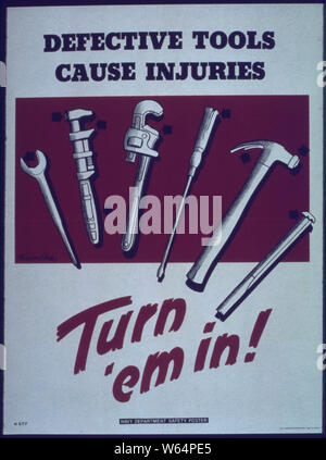 Defective Tools Cause Injuries Stock Photo - Alamy