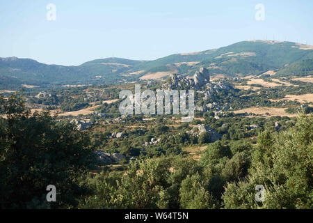 Valle della Luna, Tal des Mondes, Granitlandschaft bei Aggius, Provinz ...