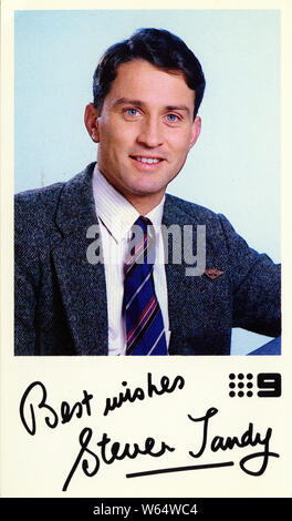 A special card featuring actress Vikki Hammond, issued by Channel Nine ...