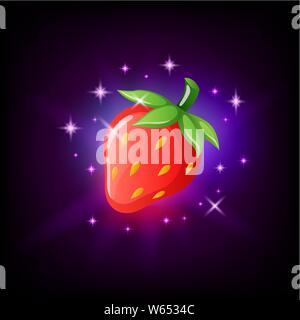 slot machine strawberry vector icon editable stroke outline icons for ...