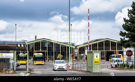 BVG Bus depot in Müllerstraße,Wedding Berlin The bus yard & halls are ...