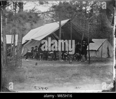 Gen. Ulysses S. Grant and staff of eleven, recognized, Capt. Frederick ...