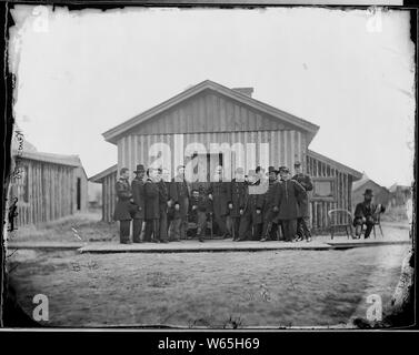 Gen. Ulysses S. Grant and staff of fourteen, recognized- Col. Ely. S ...