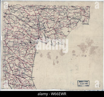 [Map of Henrico, Hanover and Caroline counties.] 1864 by Hotchkiss ...