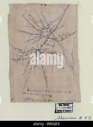 [Map of the environs of the Chattahoochee River at Sandtown, Georgia ...