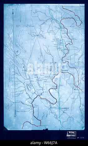 Civil War Maps 2095 Map of the environs of Resaca Georgia Rebuild and ...