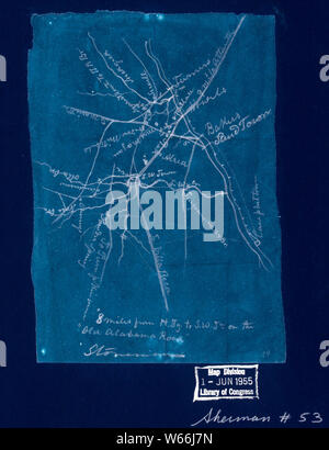 [Map of the environs of the Chattahoochee River at Sandtown, Georgia ...