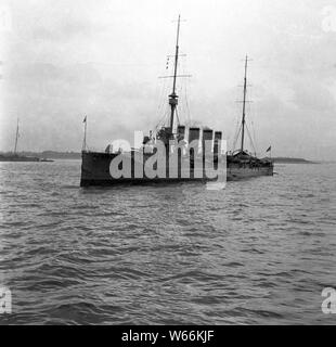 HMS Gloucester, a Town-class light cruiser built for the Royal Navy ...